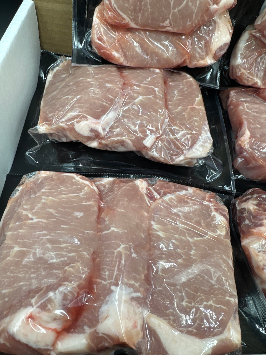 5kg Boneless Pork Chop Value Box Edmonton And St Albert Butcher Shop