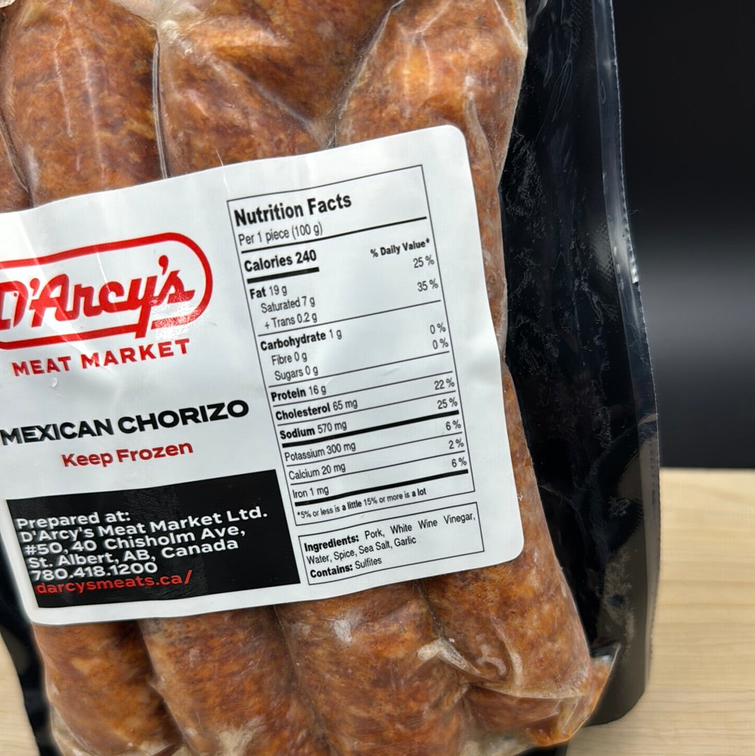 Mexican Chorizo | Edmonton & St Albert Butcher Shop | D'Arcy's Meat Market