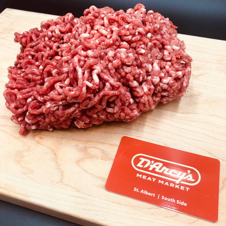 GRASS FED LEAN GROUND BEEF | Edmonton & St Albert Butcher Shop | D'Arcy ...