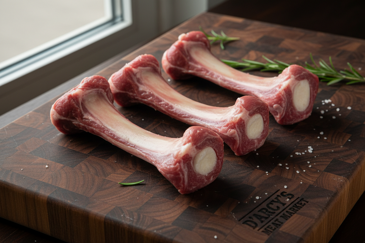 1 kg Lamb Marrow Bones | Edmonton & St Albert Butcher Shop | D'Arcy's ...