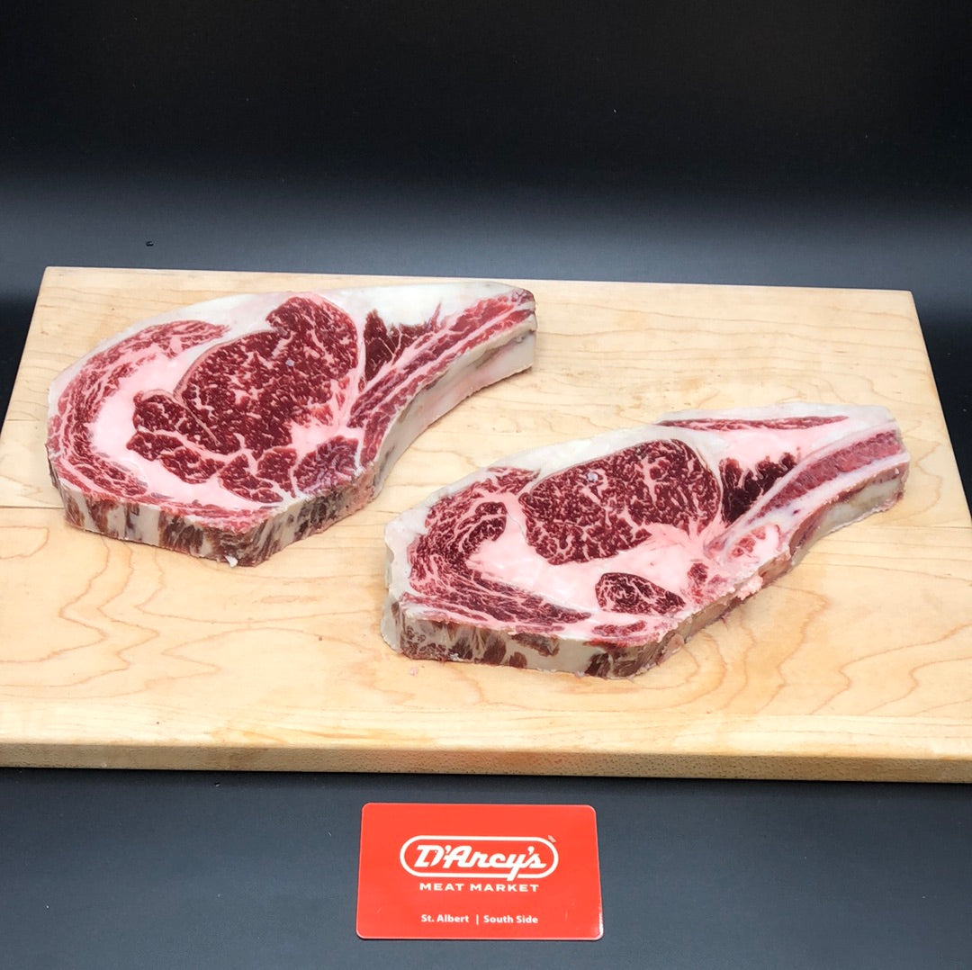 Australian Wagyu Bone In Rib Steak | Edmonton & St Albert Butcher Shop ...