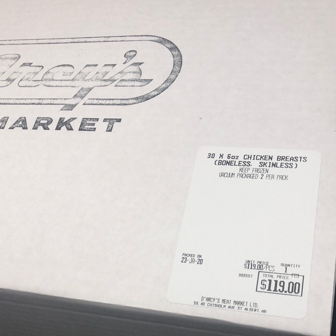 5kg Boneless Skinless Chicken Breast Box | Edmonton & St Albert Butcher ...
