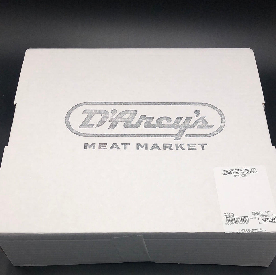 3kg Boneless Skinless Chicken Breast Box | Edmonton & St Albert Butcher ...