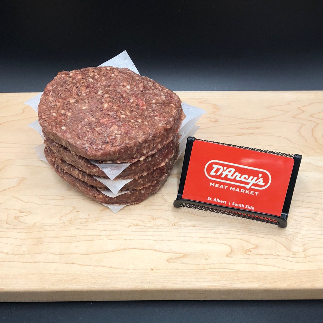 Seasoned All Beef Hamburger Patties | Edmonton & St Albert Butcher Shop ...