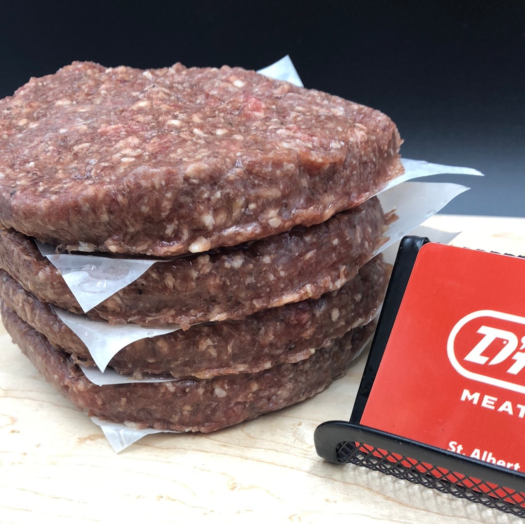 Seasoned All Beef Hamburger Patties | Edmonton & St Albert Butcher Shop ...