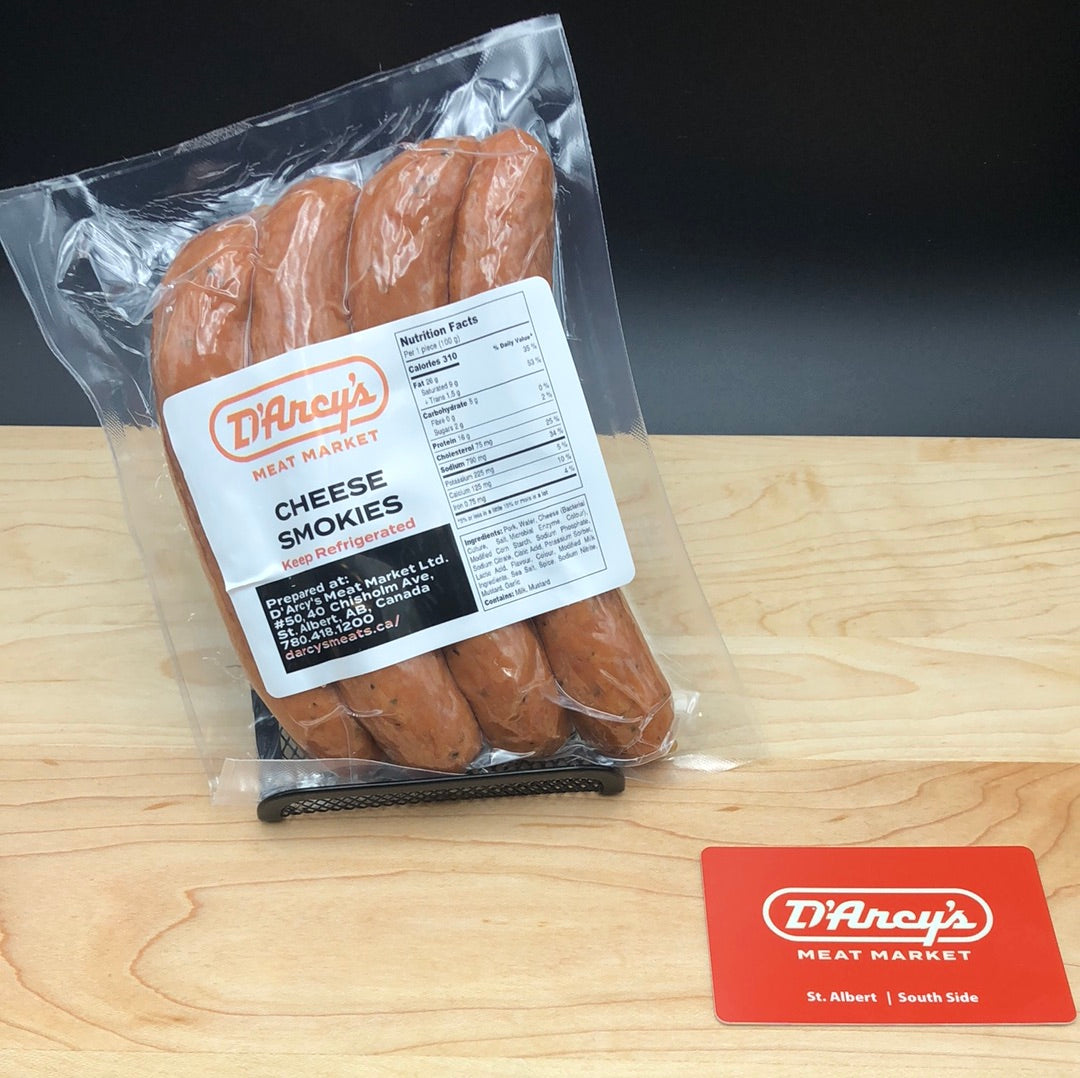 Cheese Smokies | Edmonton & St Albert Butcher Shop | D'Arcy's Meat Market