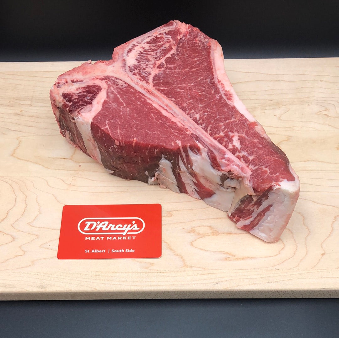 AAA T-Bone Steak | Edmonton & St Albert Butcher Shop | D'Arcy's Meat Market